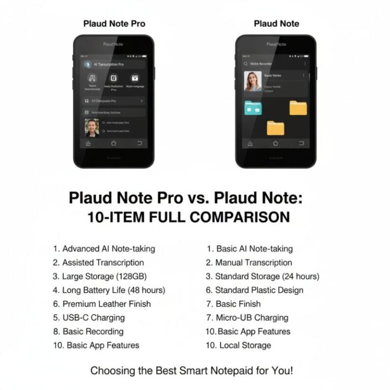 Plaud Note ProとPlaud Noteを完全比較！どっちがいいか10項目で違いを紹介！ - スキルアップ大学